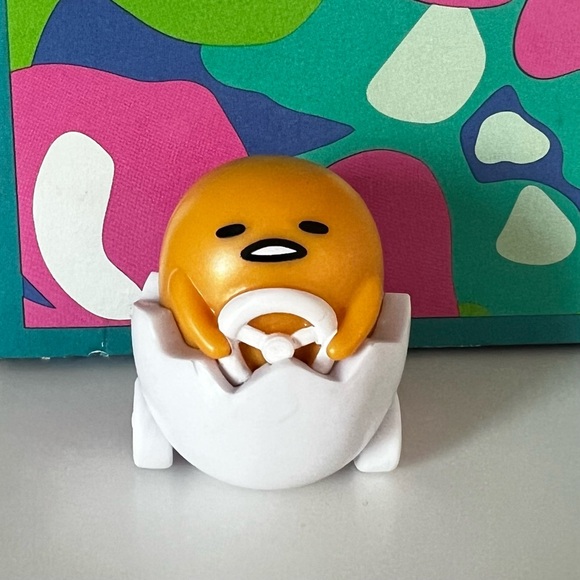 Sanrio | Toys | Gudetama Lazy Egg Series Egg Car Figurine | Poshmark
